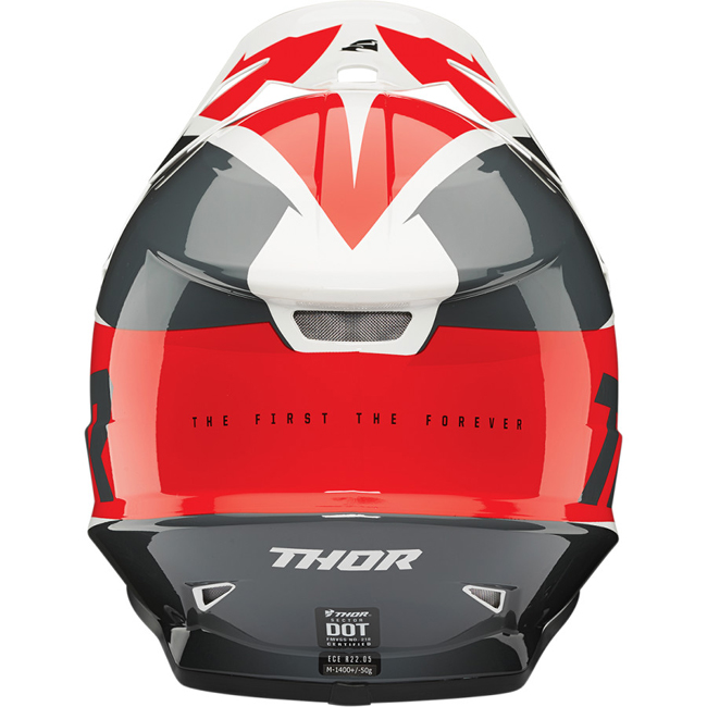 CASQUE THOR MX Sector Fader Noir/Rouge
